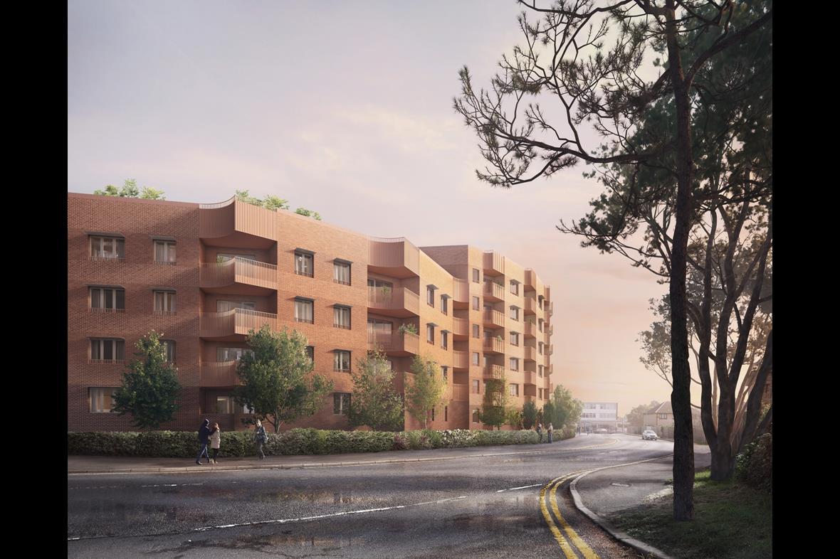 Bell Phillips unveils curved 93-home proposals for Swanley | News ...